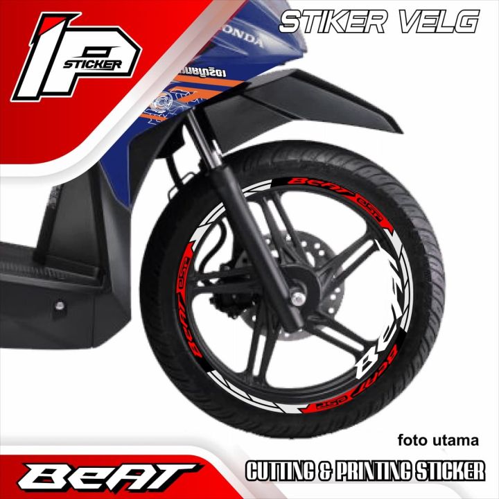 Stiker Velg BEAT- Striping Velg Variasi List HONDA BEAT.01 Design IP ...