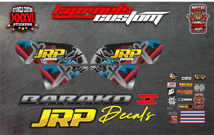 KAWASAKI BARAKO JRP DECALS | Lazada PH