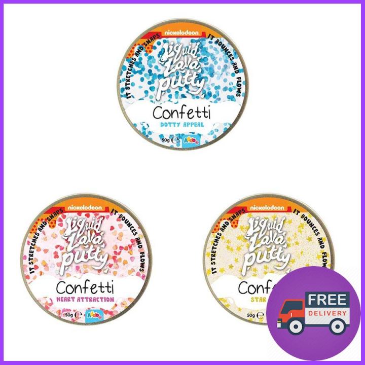 โปรโมชั่นสุดคุ้ม Silly Putty Confetti Putty Liquid Lava Putty (918639) สินค้าคละสี | Lazada.co.th