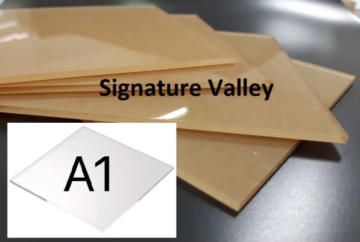 A1 Clear acrylic sheet 594mm x 841mm (1pc) | Lazada