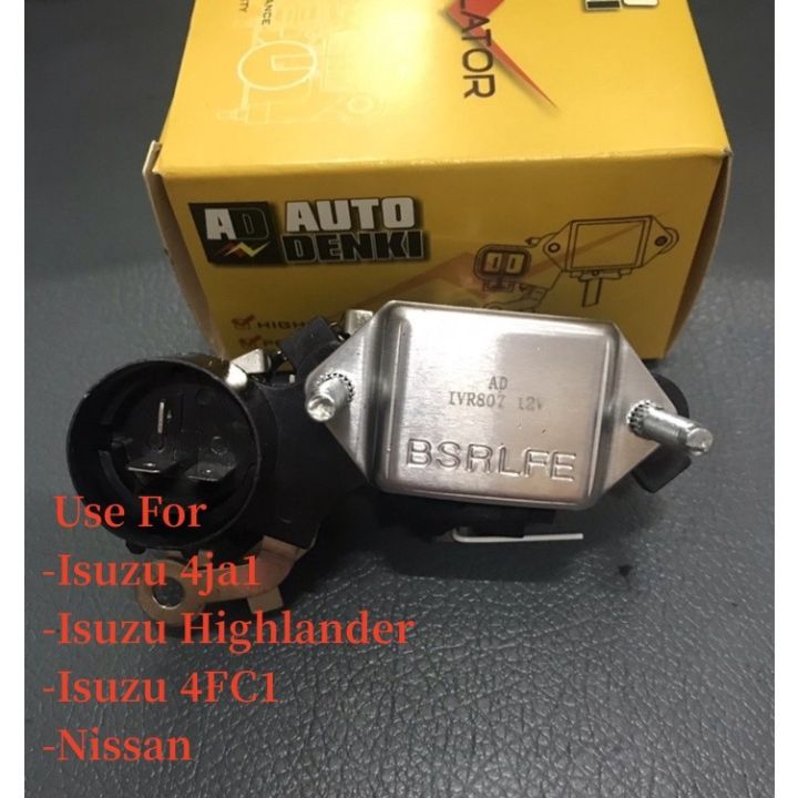 Auto Denki IC Regulator IVR-807 For Nissan/Isuzu 4ja1/Isuzu Highlander ...