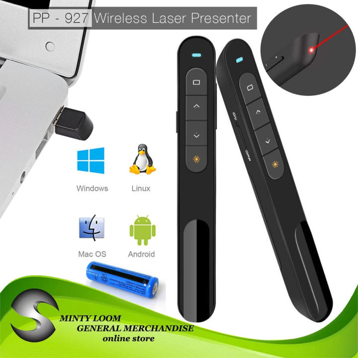 Wireless Laser Presenter RF 2.4GHz PowerPoint PPT Clicker Presentation ...