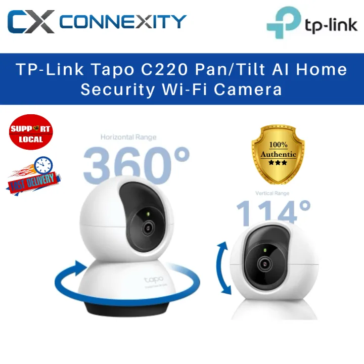TP-Link Tapo C220 Pan/Tilt Home Security Wi-Fi Camera TP Link Camera C220 TP Link Security ...