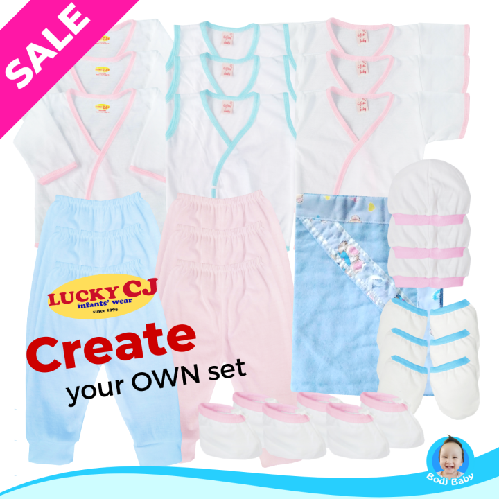 Newborn Baby Clothes Lucky CJ Baru-baruan and Pajama SOLD PER 1 PIECE ...