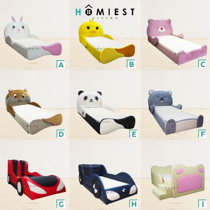 (Free Installation) Homiest Kids Cartoon Bed Frame in Single / Super ...