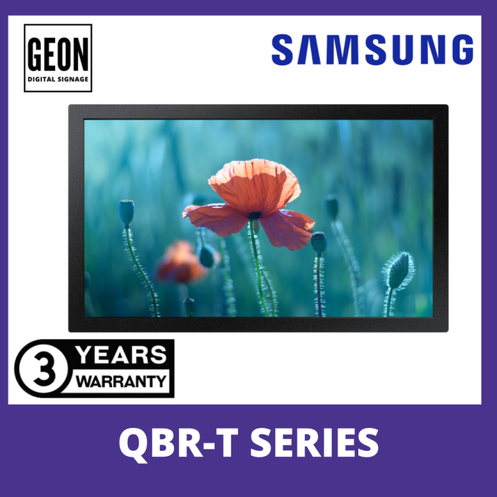 SAMSUNG 24" Inch LH24QBR-TBGC QBR-T SERIES Digital Flipboard/Signage ...