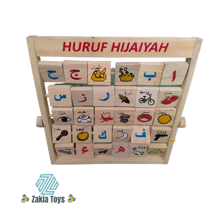 Mainan Edukasi - Mainan Huruf Hijaiyah Putar | Lazada Indonesia