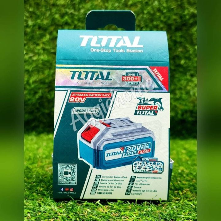 TOTAL แบตเตอรี่ลิเธียม (ตัวเลือก TFBLI20021 4AH / TFBLI20531 5AH ...