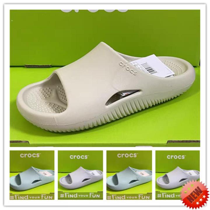 crocs mellow slide clog unisex for man woman with ecobag | Lazada PH