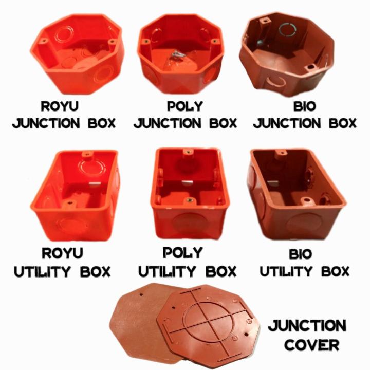 (PER PCS.)PVC Junction Box/ Cover/ Utility Box for Electrical ...