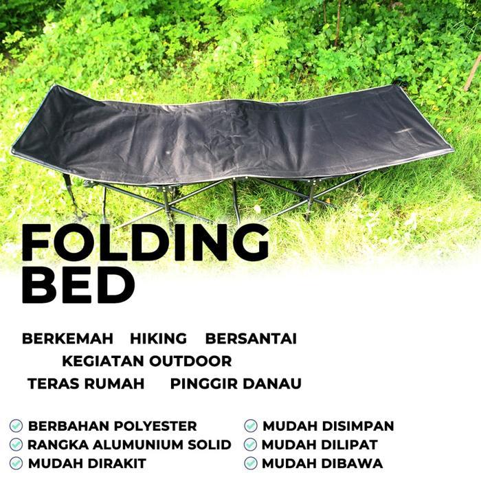RANJANG LIPAT VELBED FOLDING BED TEMPAT TIDUR CAMPING OUTDOOR SURVIVAL ...