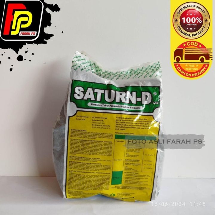 Saturn-D 6GR 2 kg Herbisida Sistemik Pra Tumbuh Dan Purna Tumbuh ...