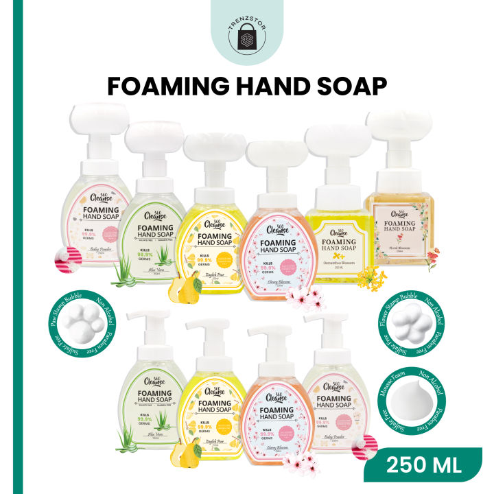 Cleanse360 Flower Foaming Hand Soap | Flower Stamp Bubble | Sulfate ...