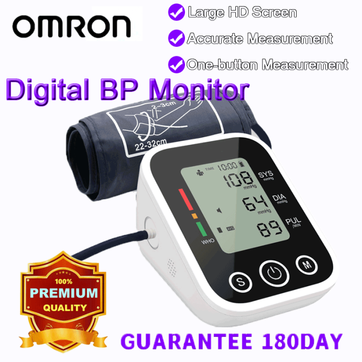 Original Digital Blood Pressur Monitor High Precision Upper Arm Omron ...