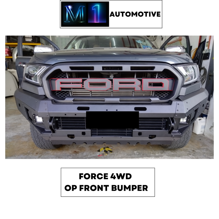 Force 4WD OP Front Bumper For Ford Ranger T7 T8 Wildtrak Isuzu Dmax ...