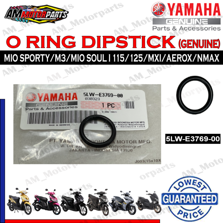 OIL PLUG / DIPSTICK O-RING (5LW-E3769-00) YAMAHA GENUINE PARTS | Lazada PH