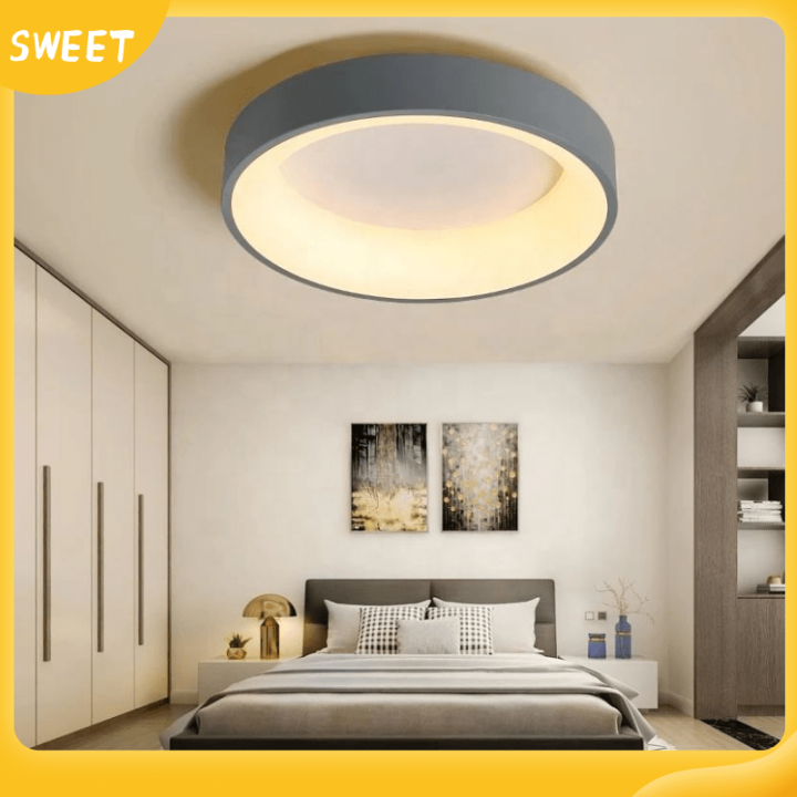 【LOCAL/COD】Nordic Tri Color Led Chandelier Ceiling Light for Bedroom ...