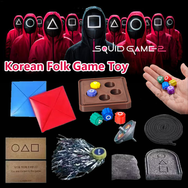 1 Set Gonggi Korean Game Squid Game Stones Korea Traditional Play Game ...