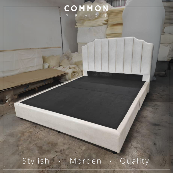 🔥 Free Delivery 🔥 Common Space - Mysa Bedframe | Velvet fabric ...