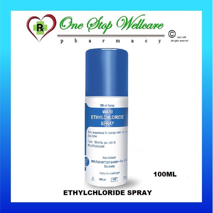 WARI ETHYLCHLORIDE SPRAY 100ML (EXP:10/2027) | Lazada