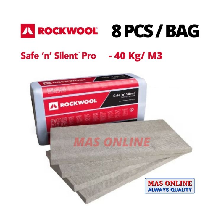 40kg/m3 Rockwool Sound Proof Acoustic Rock Wool Mineral Wool Wall Sound ...