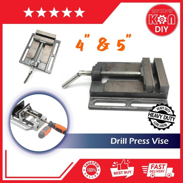 4" & 5" HITTO Heavy Duty Drill Press Vice Clamp Table Vise *TAIWAN* | 4 ...