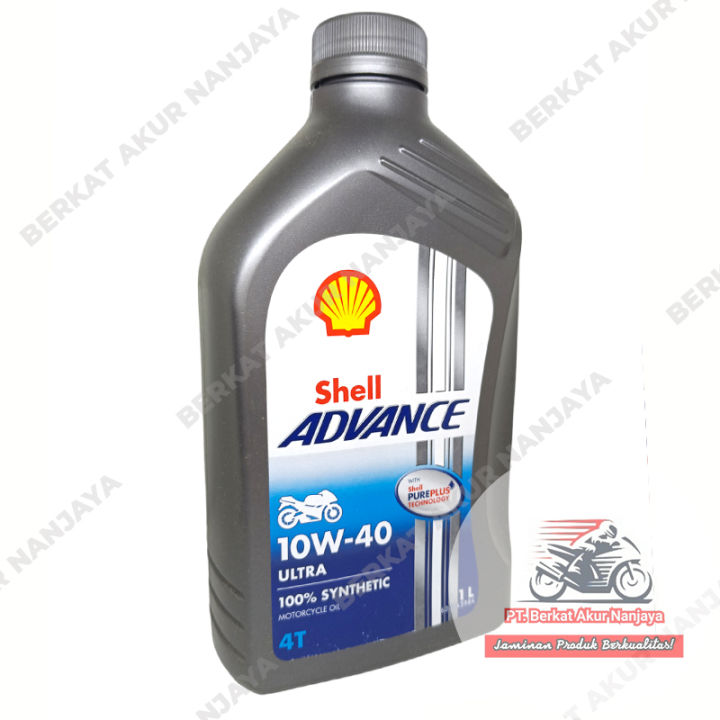 Oli Shell Advance Ultra 10W 40 1L Full Synthetic Sport Dijamin Original ...