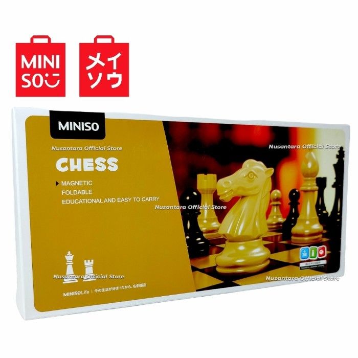 MINISO Japan Chess Magnetic Board Game Papan Catur Magnet | Lazada ...