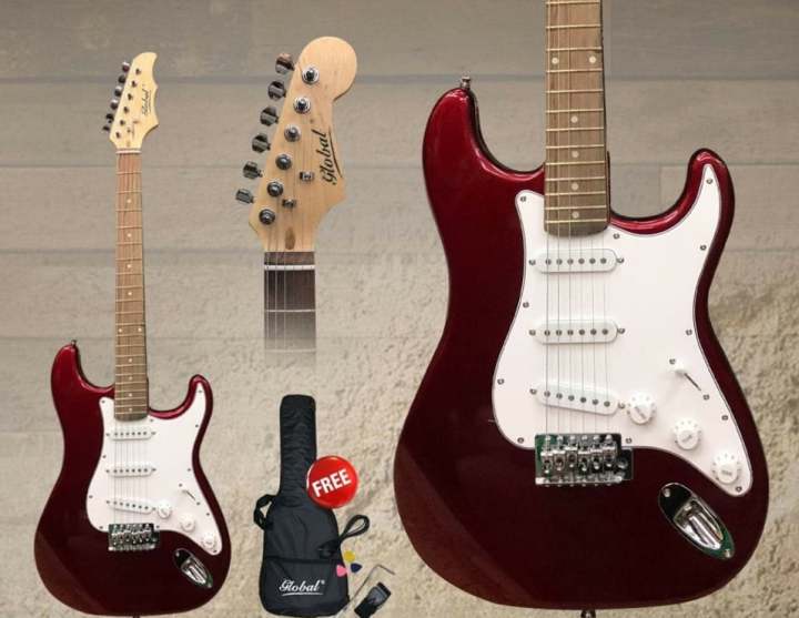 ELECTRIC GUITAR STRATOCASTER[GLOBAL,DAVIS,THOMPSON,PULSE] | Lazada PH