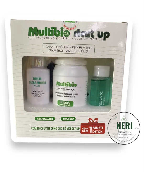 Bộ Vi Sinh Multibio Start Up - multi bio combo xử lý nước cho bể thuỷ ...