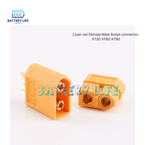 XT30 XT60 XT90 Power Plug Connectors 1 pair set Female Male Bullet connector Yellow pair | Lazada PH