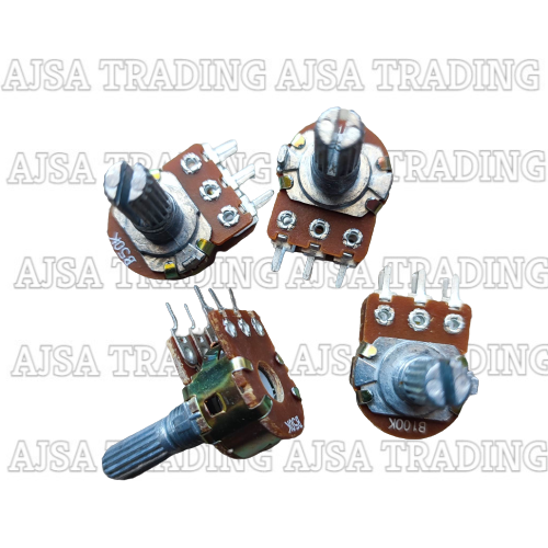 5-10 Pcs/Lot Long Shaft Amplifier Stereo Potentiometer 50K 100K Volume ...