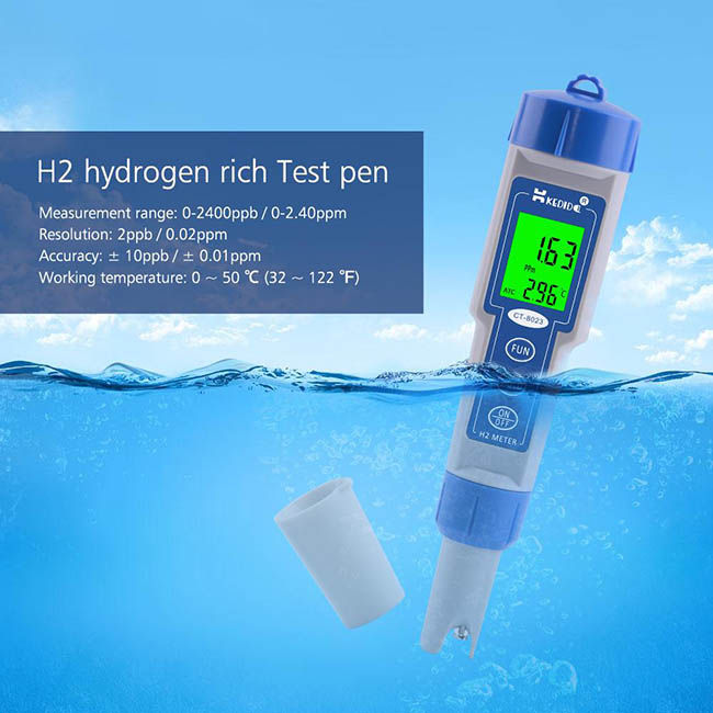 Hydrogen Meter H2 CT-8023 Hidrogen Kedida CT8023 Water Tester Air ...