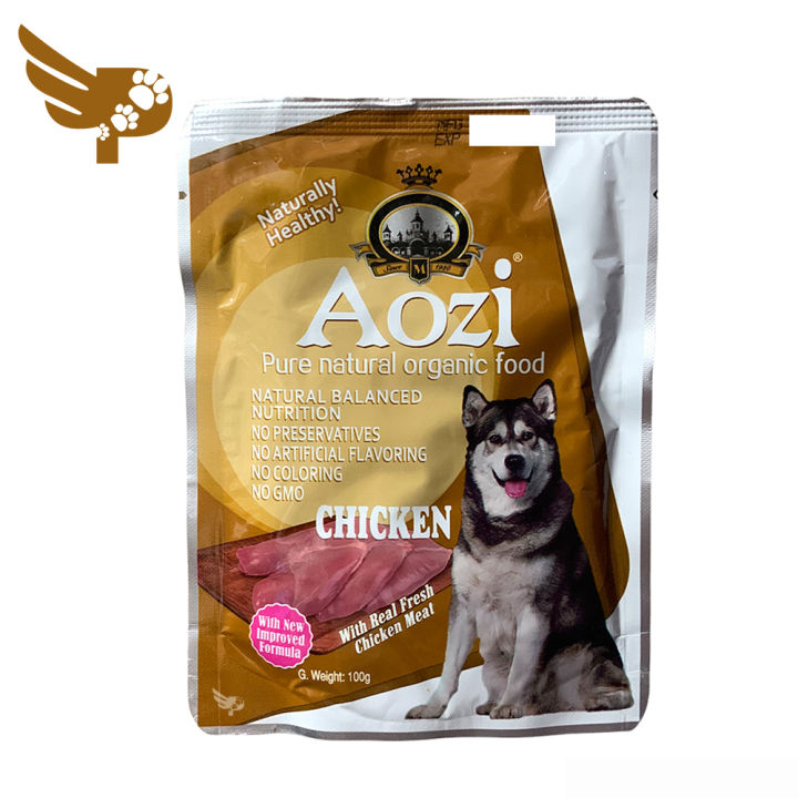 Aozi Dog Wet Food 100g x 1 bag - Chicken Flavor - sold per piece - Pure ...