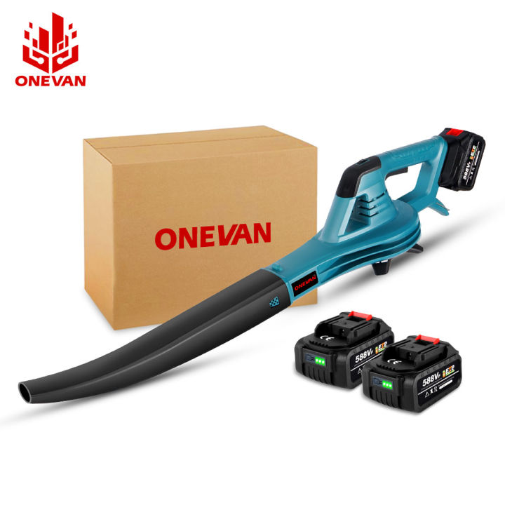 ONEVAN 4500W Powerful Blower 46000RPM 6 Speed Cordless Leaf Blower ...