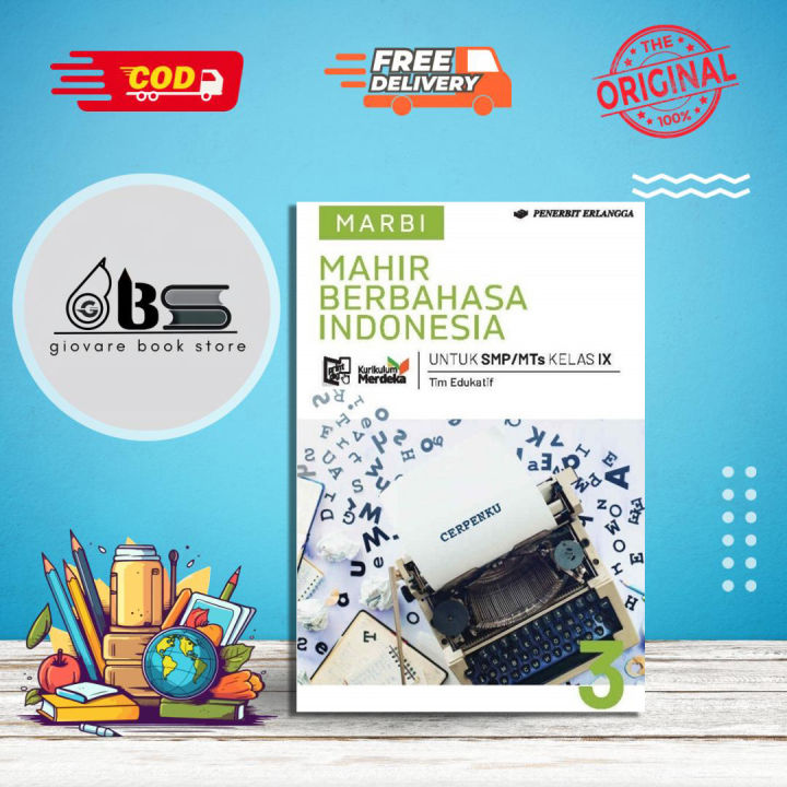 BUKU MARBI KELAS 9 ERLANGGA KURIKULUM MERDEKA ORIGINAL | MAHIR BERBHS ...
