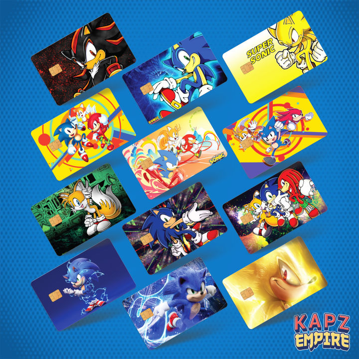 Super Sonic Anime ATM Bank Sticker Card Cover Access Touch n Go Skin ...