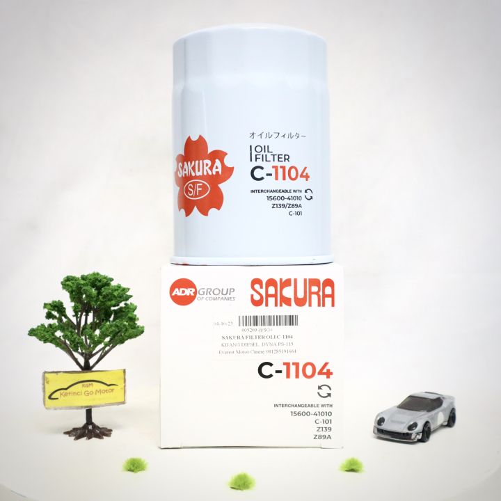 FILTER OLI C-1104 SAKURA - FILTER OLI KIJANG DIESEL SAKURA C1104 | Lazada Indonesia