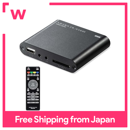 Sanwa Direct 4K Media Player with USB memory/SD card support, HDMI/RCA ...