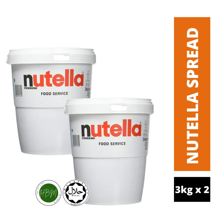 NUTELLA 3KG X 2 PAIL / HALAL | Lazada