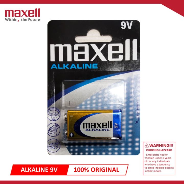 Maxell Alkaline 6LR61 9V Battery | Lazada PH