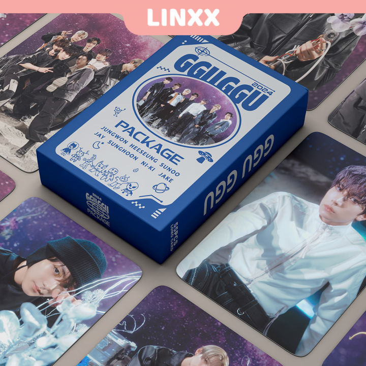 LINXX 55 Pcs ENHYPEN 2024 GGU Album Lomo Card Kpop Photocards Postcards ...