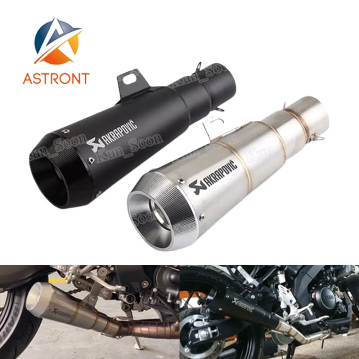 Akrapovic Exhaust Pipe Universal 51mm Motorcycle Exhaust Muffler Pipe ...