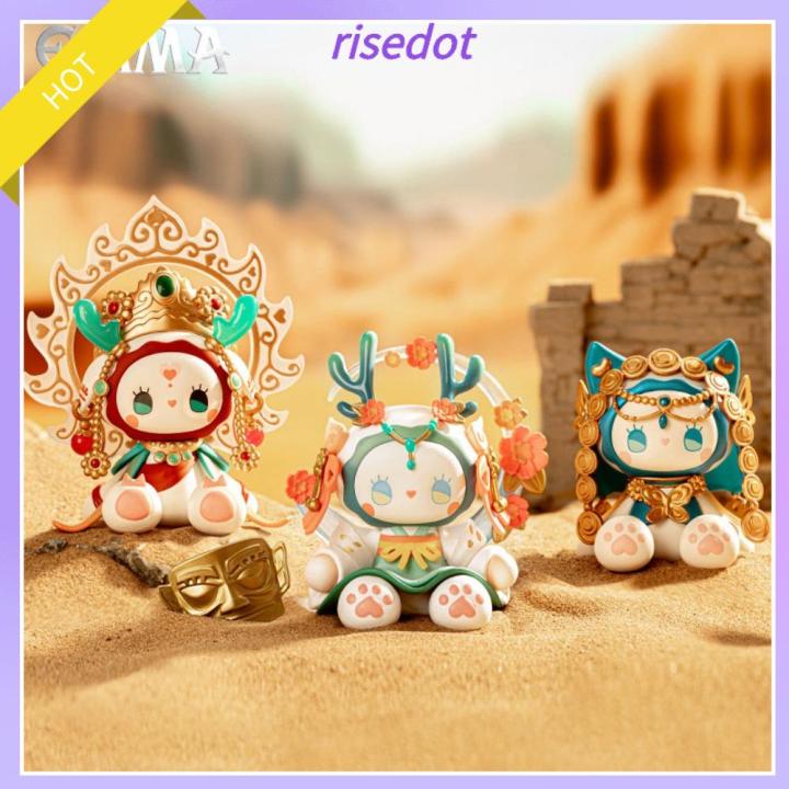 RISEDOT ชุดป่าลับ กล่องสุ่มของ Popmart EMMA โมเดลฟิกเกอร์การ์ตูนอะนิเมะ ...