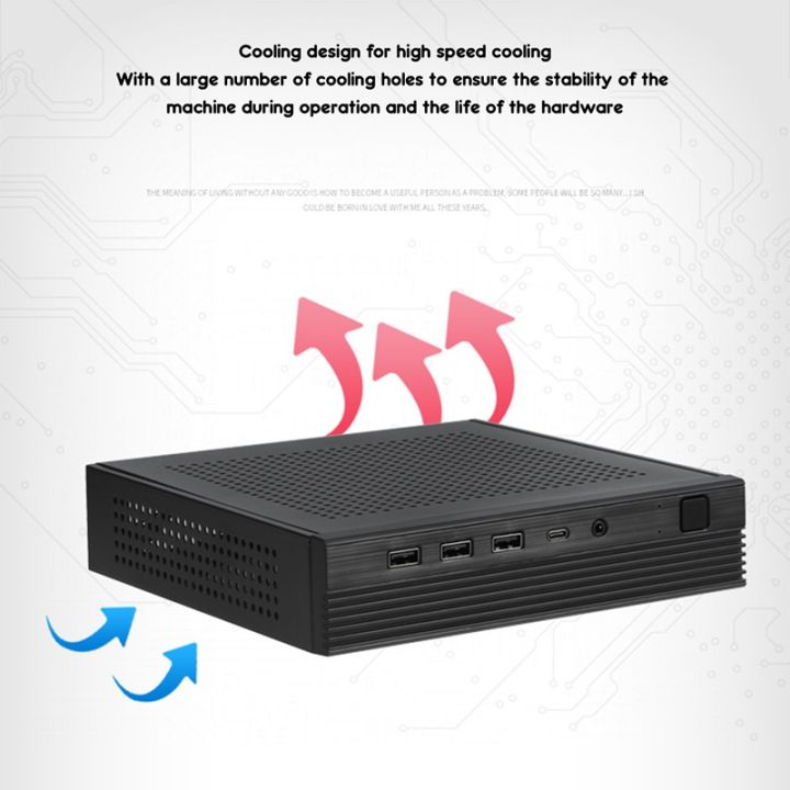 (ZIKF) TX06 Desktop Mini ITX Case Mini Game Computer Chassis HTPC ... (ZIKF) TX06 Desktop Mini ITX Case Mini Game Computer Chassis HTPC ...