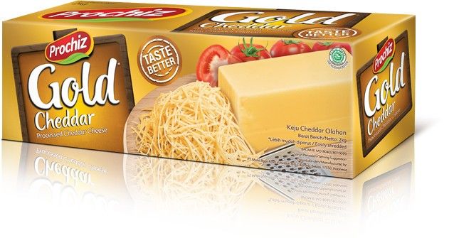 KEJU PROCHIZ GOLD CHEDDAR CHEESE PROCHEESE 2 KG - 1 DUS 8 PCS | Lazada ...