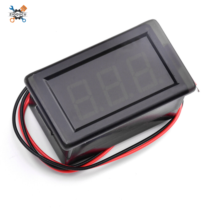 Ziqqucu 0.56'' DC5V-120V Digital Voltmeter Voltage Tester Gauge LED ...