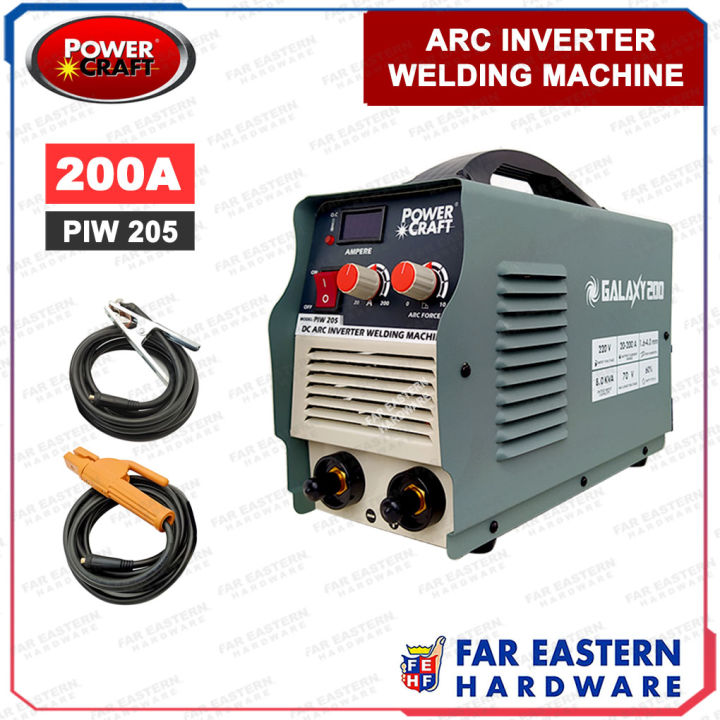 POWERCRAFT Arc Inverter Welding Machine 200A PIW 205 | Lazada PH