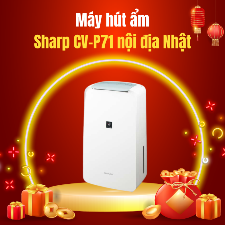 Máy hút ẩm Sharp CV-P71 - nội địa Nhật sử dụng điện 100V cần dùng đổi nguồn | Lazada.vn
