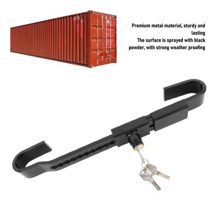 Oreilet Shipping Container Lock 9-18 Inch Adjustable Heavy Duty Cargo ...
